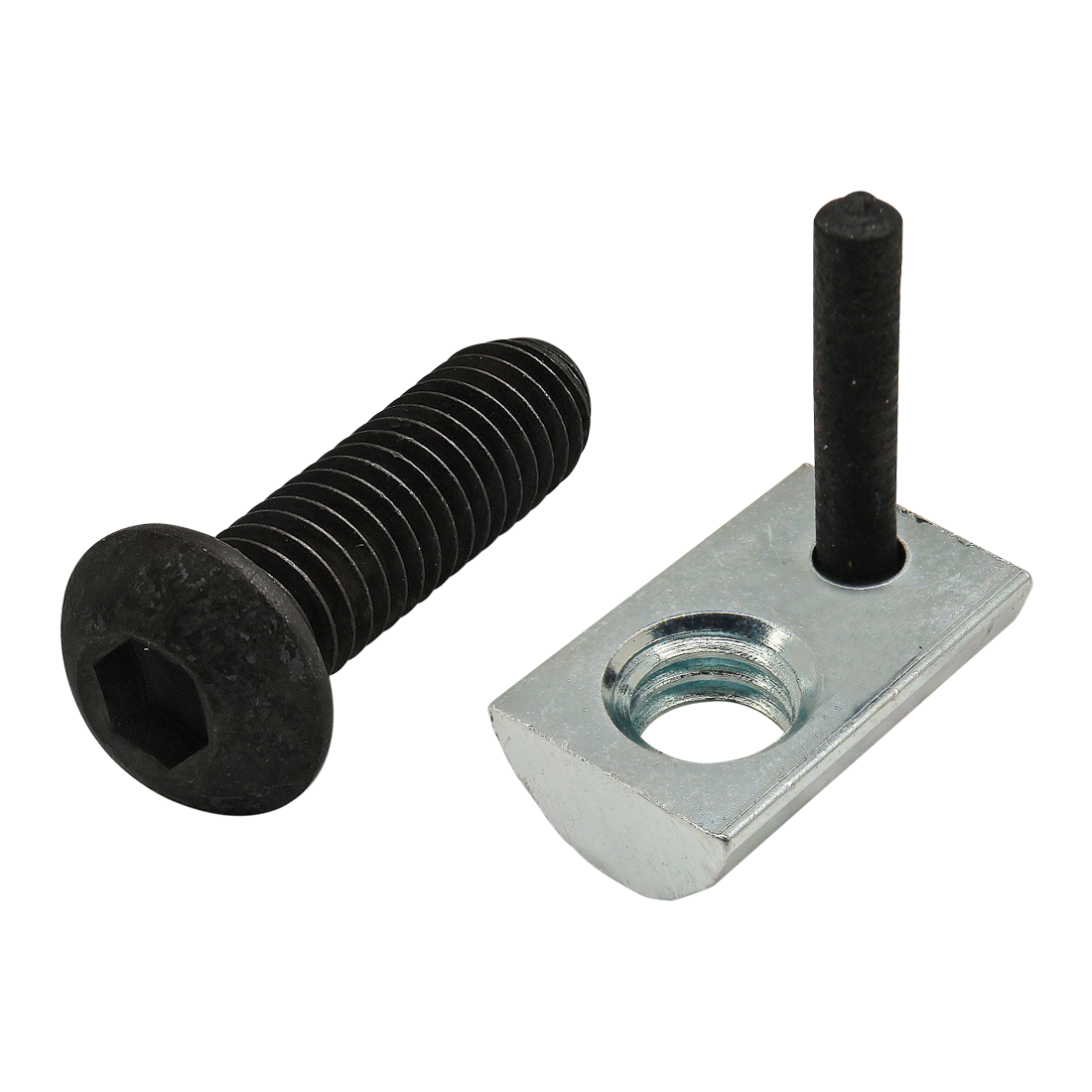 75-3640 | Bolt Assembly: M6 x 20.00mm Black BHSCS with Roll-In T-Nut ...