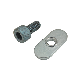 75-3412 | Bolt Assembly: M6 x 12.00mm Blue SHCS with Slide-In Economy T ...