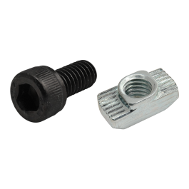 75-3598 | Bolt Assembly: M6 x 12.00mm Black SHCS with Standard Drop-In ...