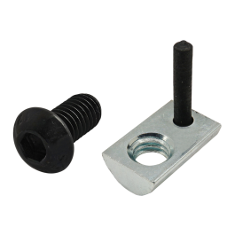 75-3642 | Bolt Assembly: M6 x 12.00mm Black BHSCS with Roll-In T-Nut ...