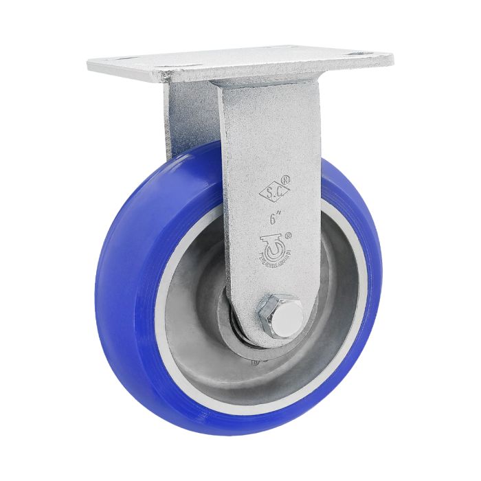 2718 | 6” Heavy-Duty Towable Flange Mount Rigid Caster