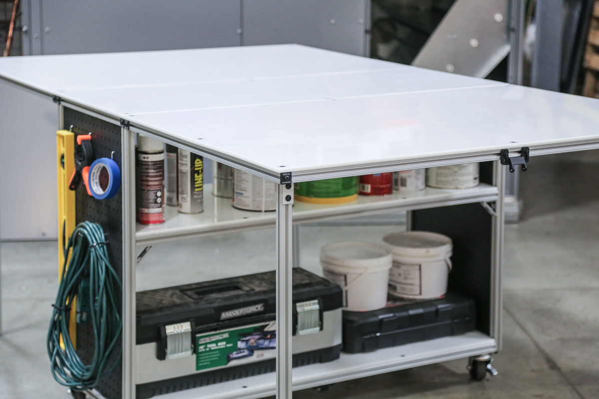 How-To Video - T-Slot Mobile Folding Worktable | 80/20 Aluminum Extrusions